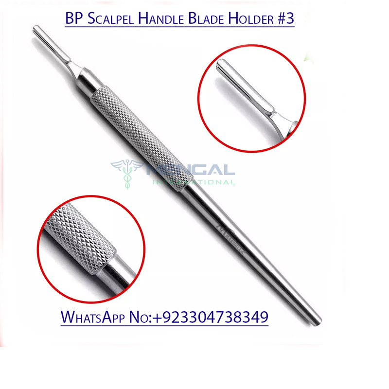 Surgical BP Scalpel Handle Blade Holder #3 Round Pattern – Mengal ...