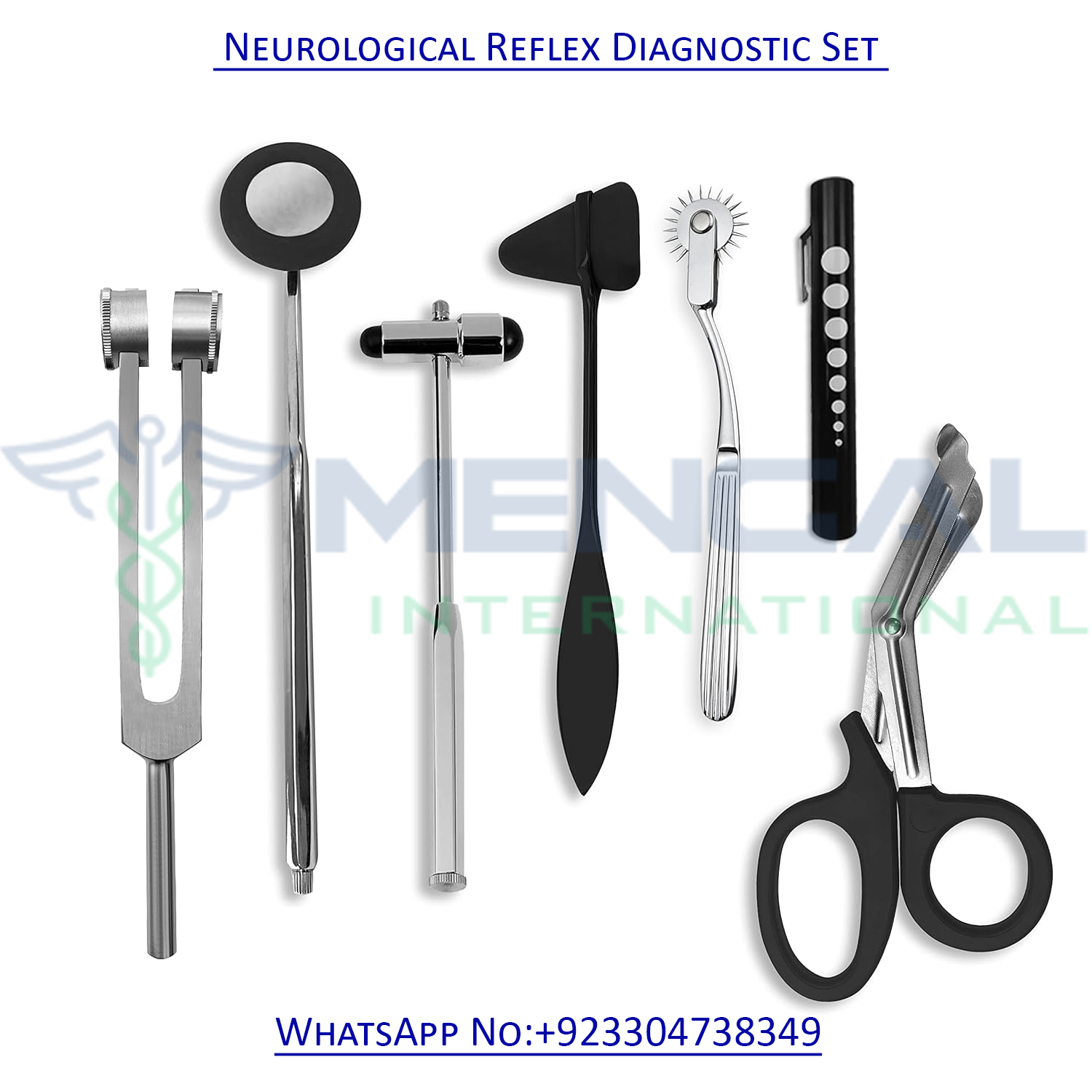 NEUROLOGICAL PERCUSSION REFLEX TAYLOR BUCK HAMMER PINWHEEL DIAGNOSTIC ...